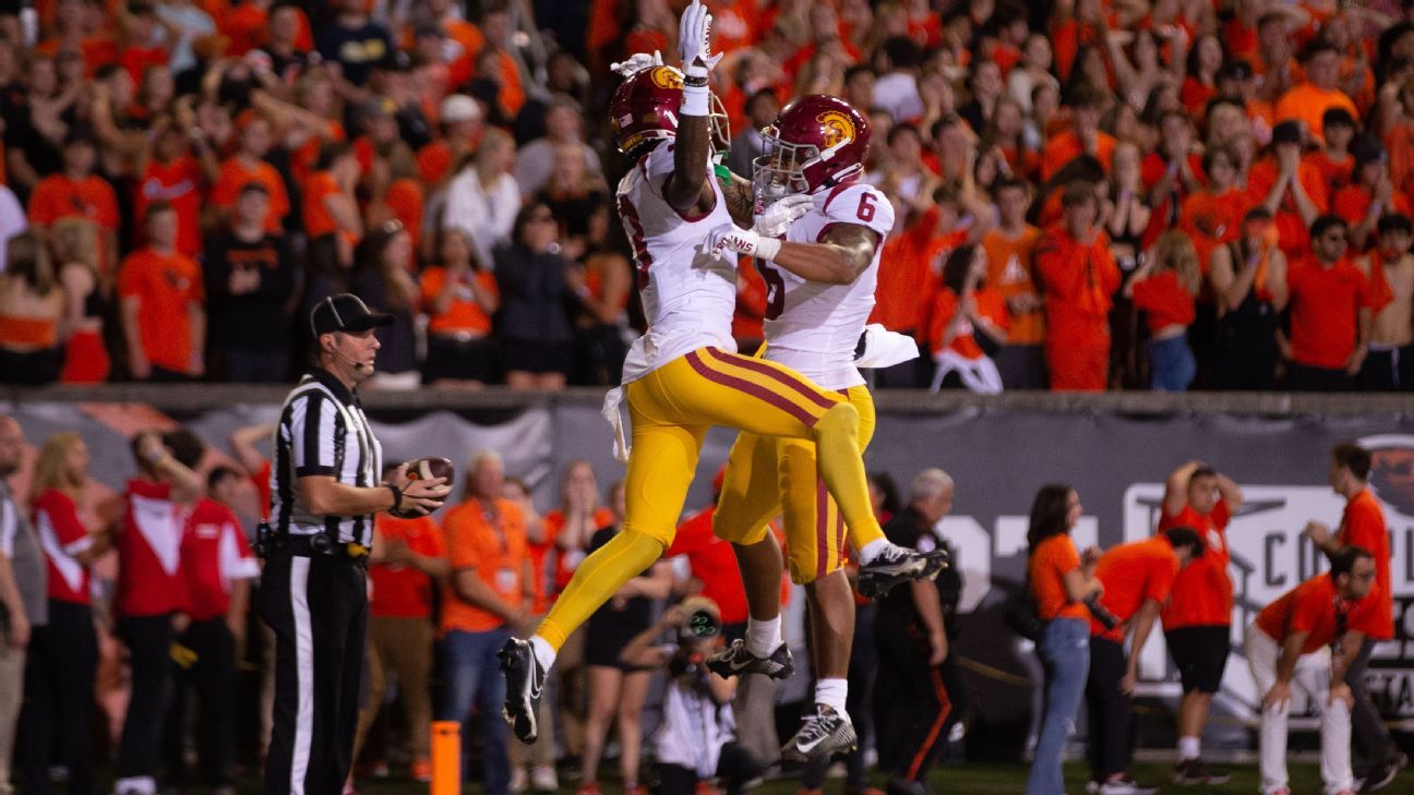 USC's Lincoln Riley 'proud' as Trojans grind out win over Oregon State ...