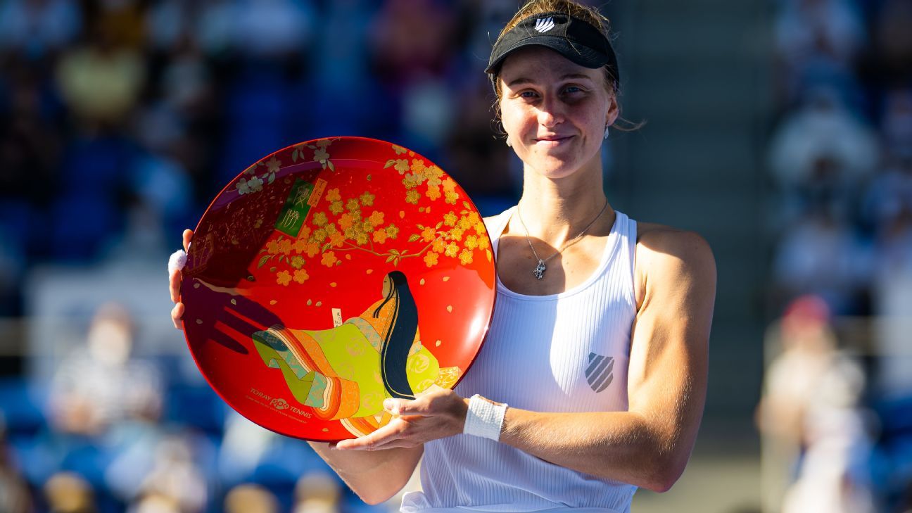 Samsonova sumó su tercer título WTA del año en Tokio - ESPN