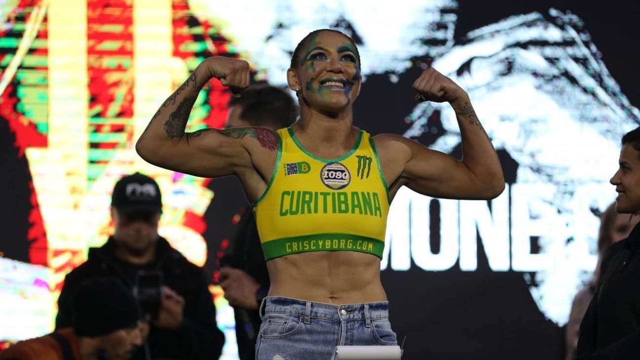 Cyborg faz lutaça contra Simone Silva em verdadeiro 'bombardeio' e ...