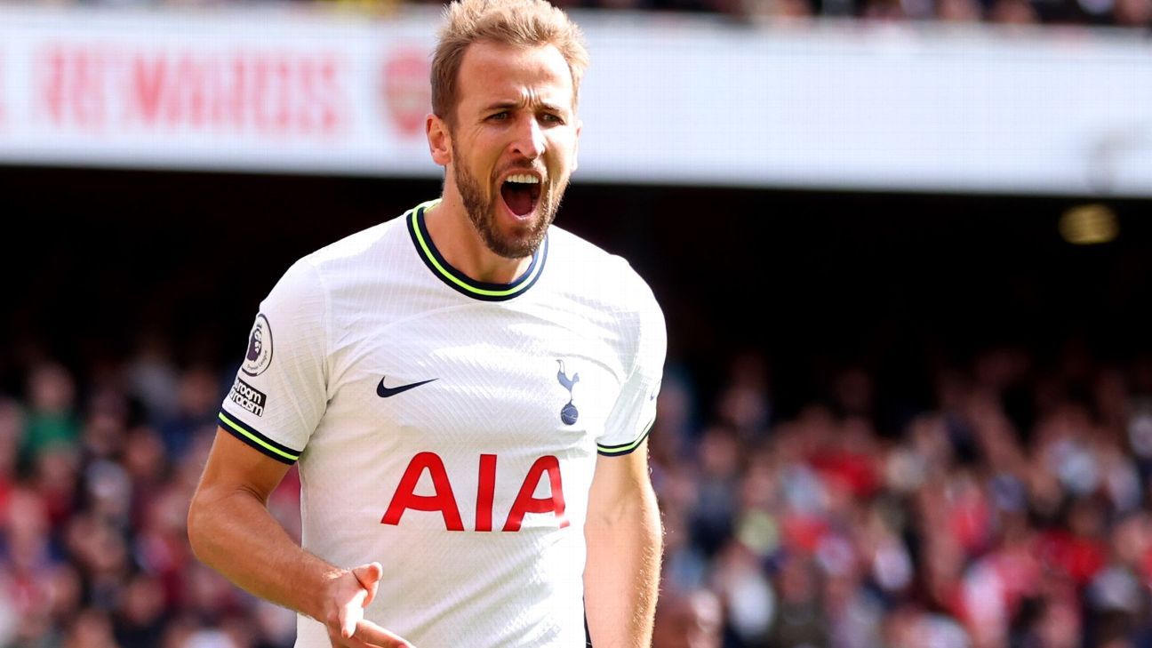 '100 comparação': Harry Kane marca contra Arsenal, faz história e é o ...