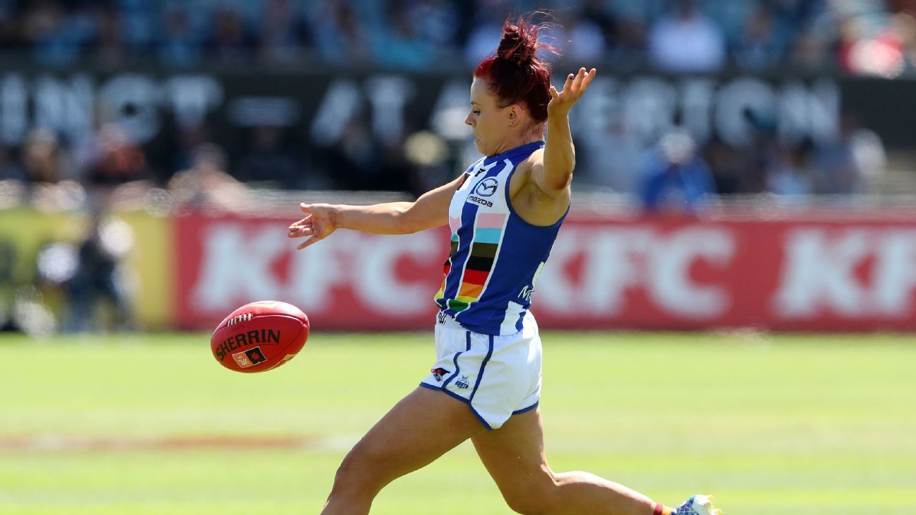 AFLW Round 8 Kangaroos too good for Port Adelaide Power in AFLW - ESPN