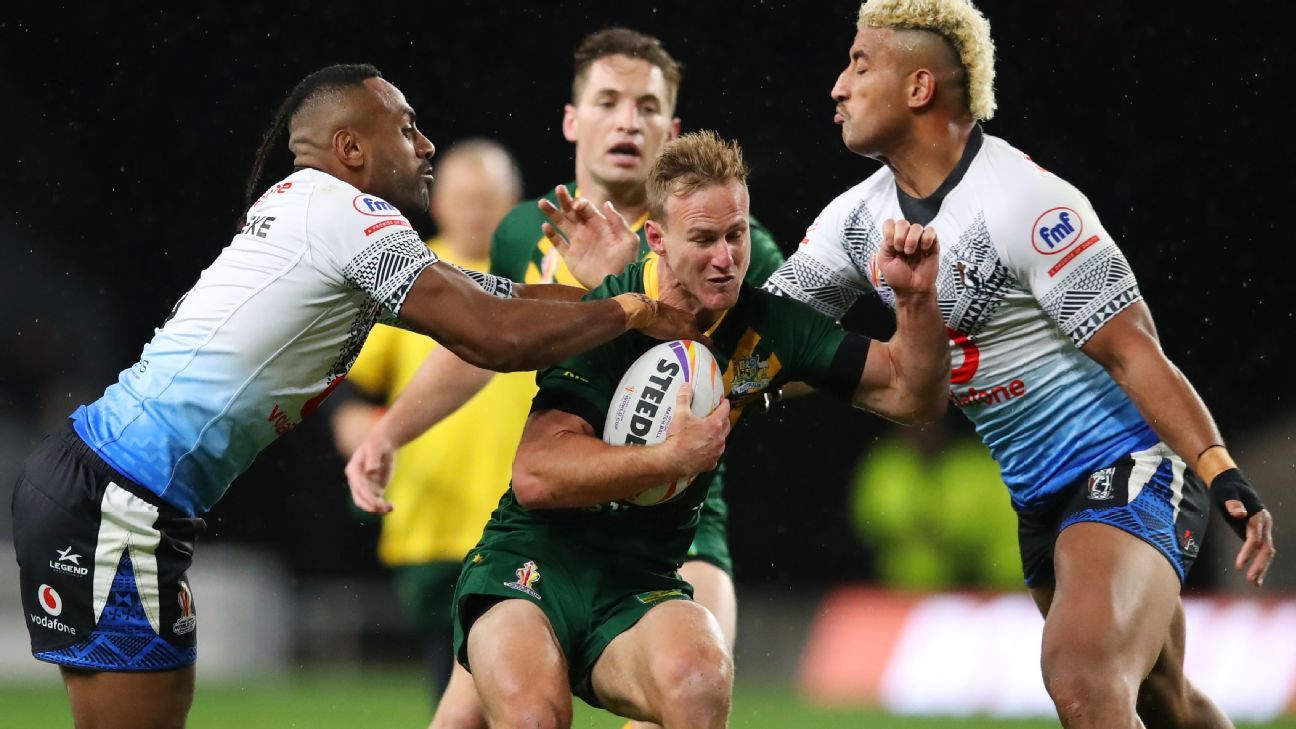 Halfback poser lingers as rusty 'Roos win - ESPN