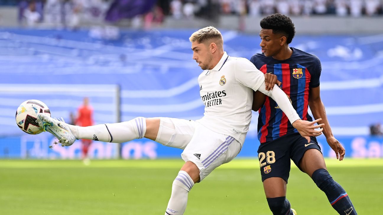 El uno por uno del Barcelona: Ansu Fati revolucionó el Clásico - ESPN