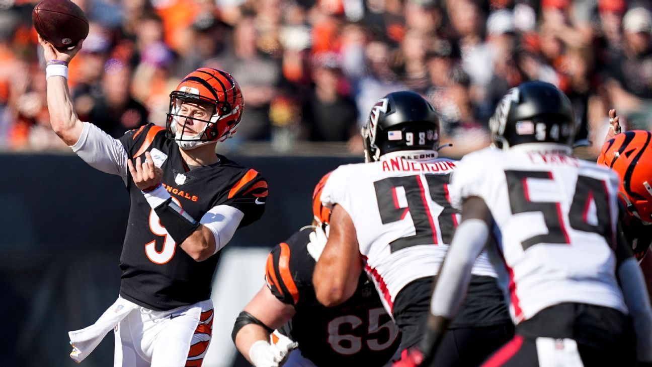 Joe Burrow impone récord de la NFL con quinto juego de al menos 400 ...