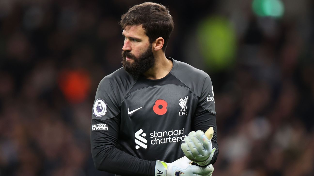 Outra pessoa? Alisson surpreende, aparece sem barba em jogo do ...