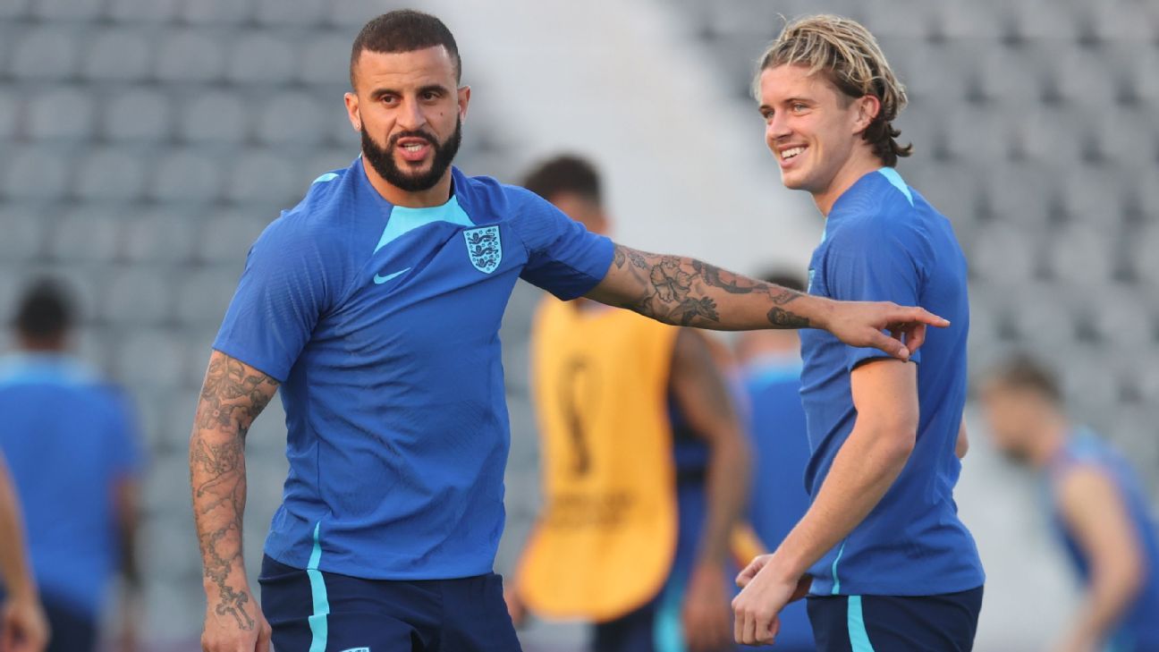 Maddison y Walker, bajas en el debut de Inglaterra ante Irán en Qatar ...