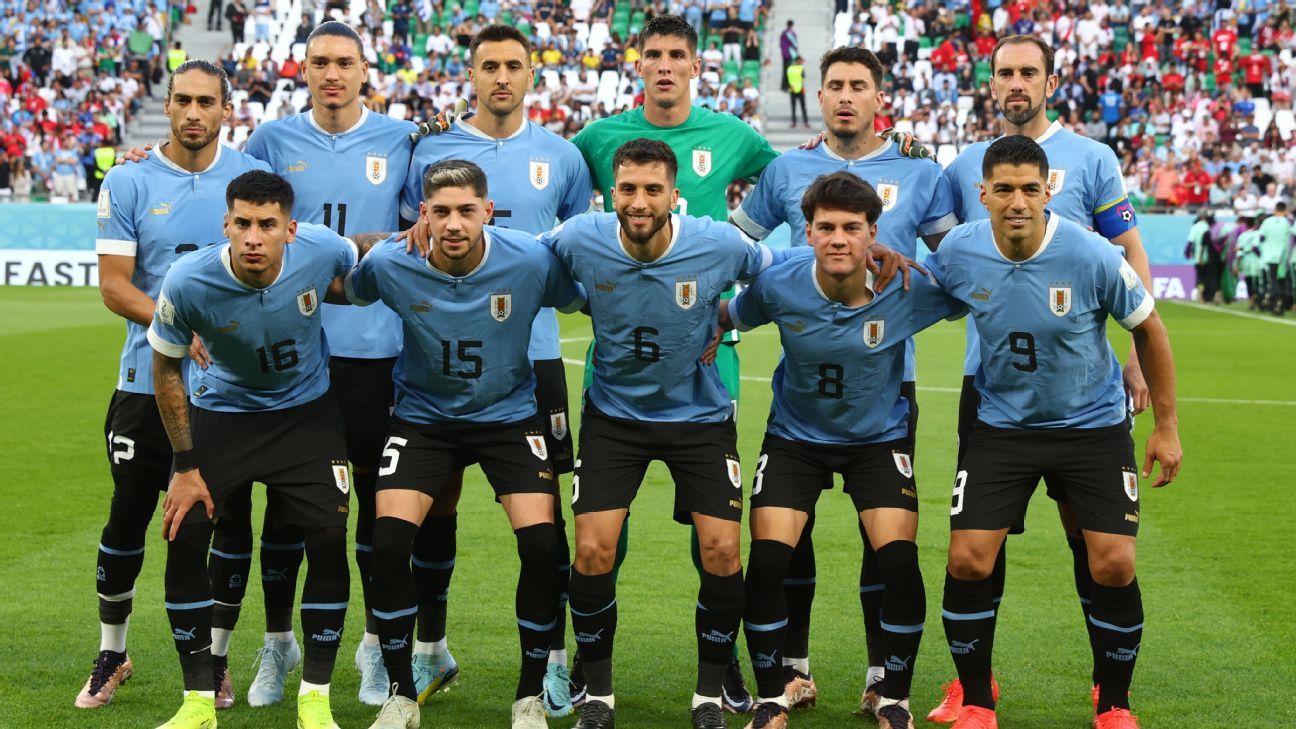El 1x1 de Uruguay en su debut mundialista ante Corea del Sur - ESPN