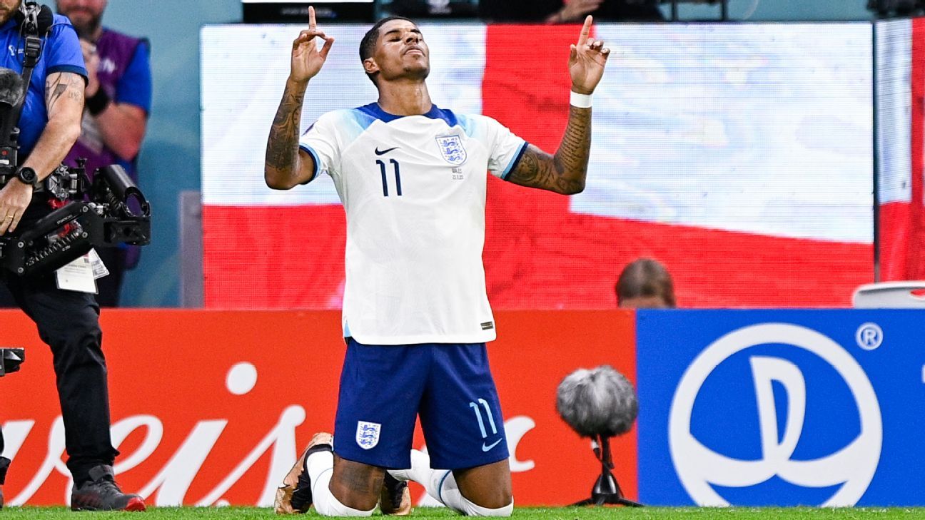 2022 World Cup stats: Rashford ties Cruyff, Charlton; Van Gaal's record ...