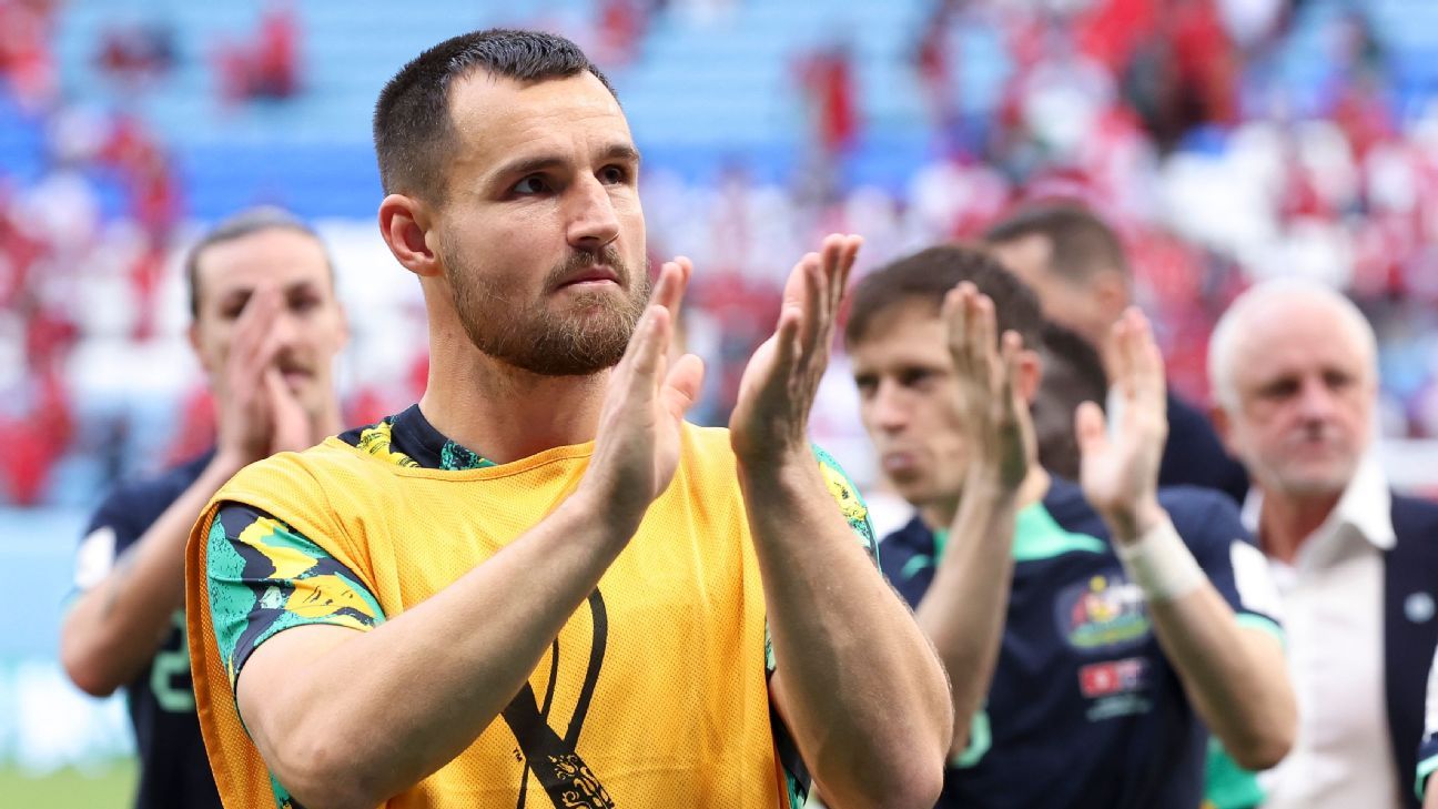 Socceroos support defender Bailey Wright after family bereavement - ESPN