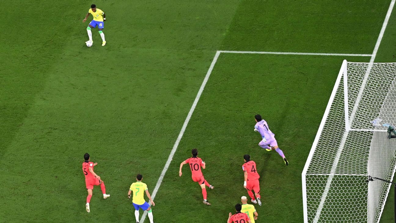 2022 World Cup 'Moment of the Day': Vinicius Jr.'s calm before the ...