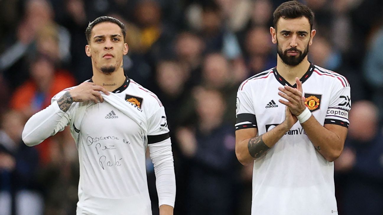 Antony homenageia Pelé com mensagem em camisa: 'Descanse em paz ...