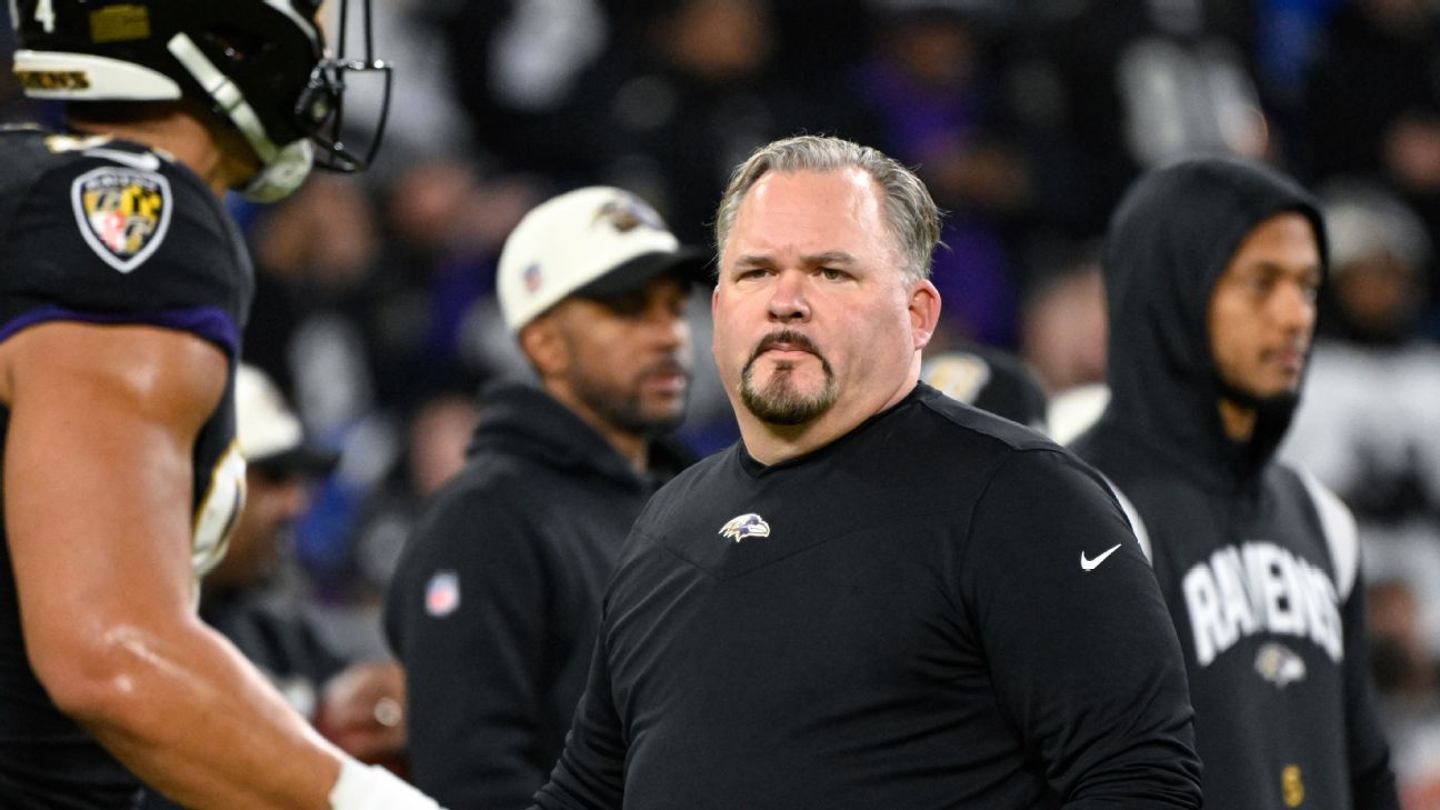 Greg Roman renuncia a la coordinación ofensiva de Ravens - ESPN
