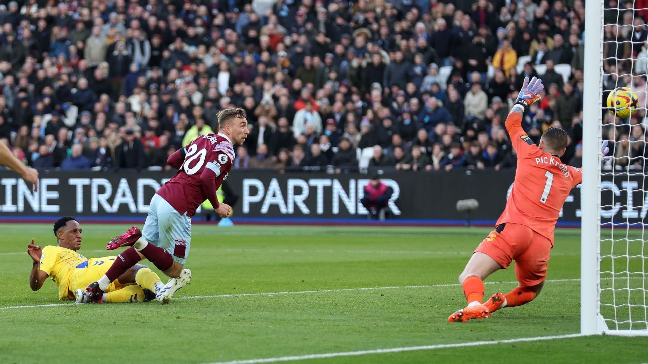 West Ham United vs. Everton - Football Match Report - January 21, 2023 ...