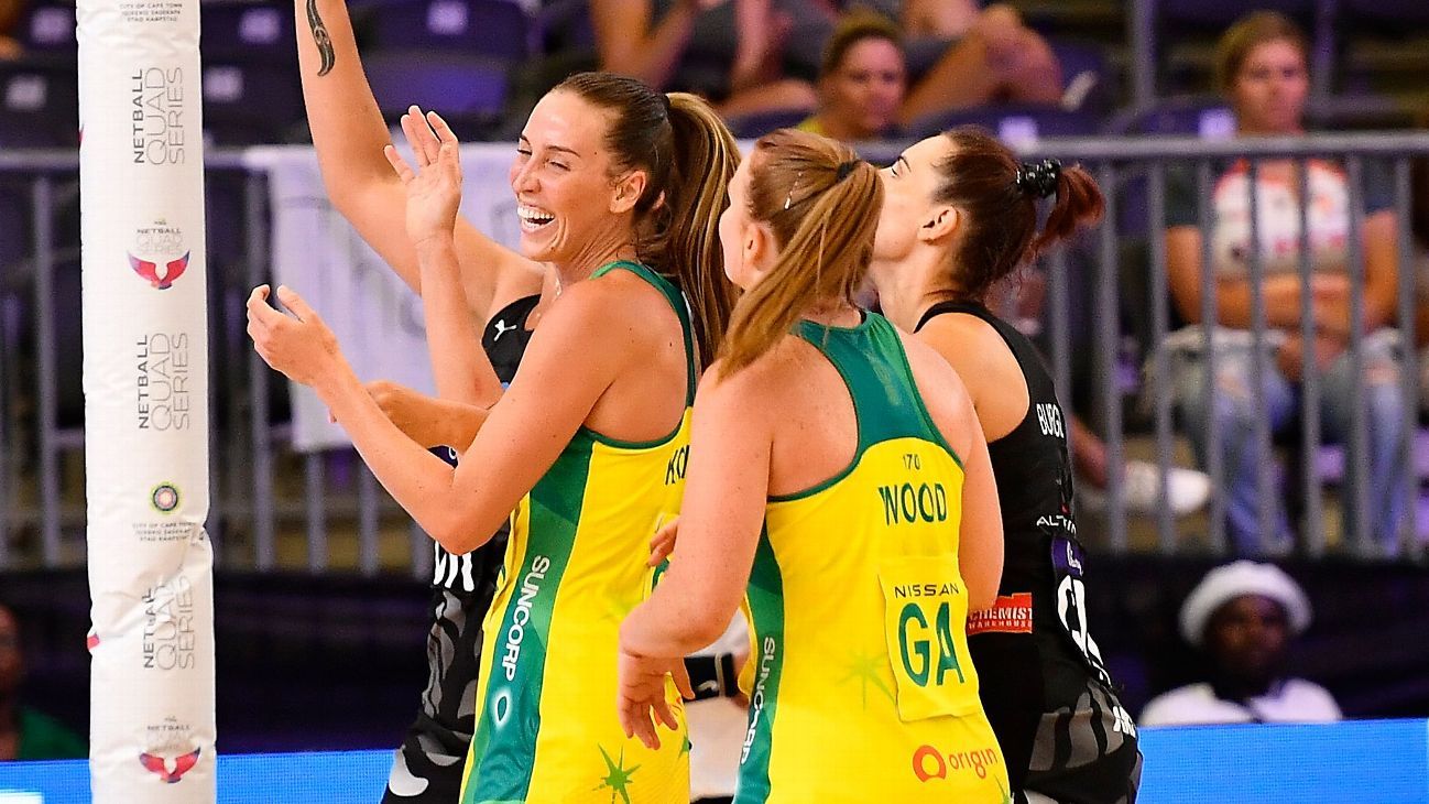 Steph Wood inspires Australia Diamonds to Quad netball win over New ...