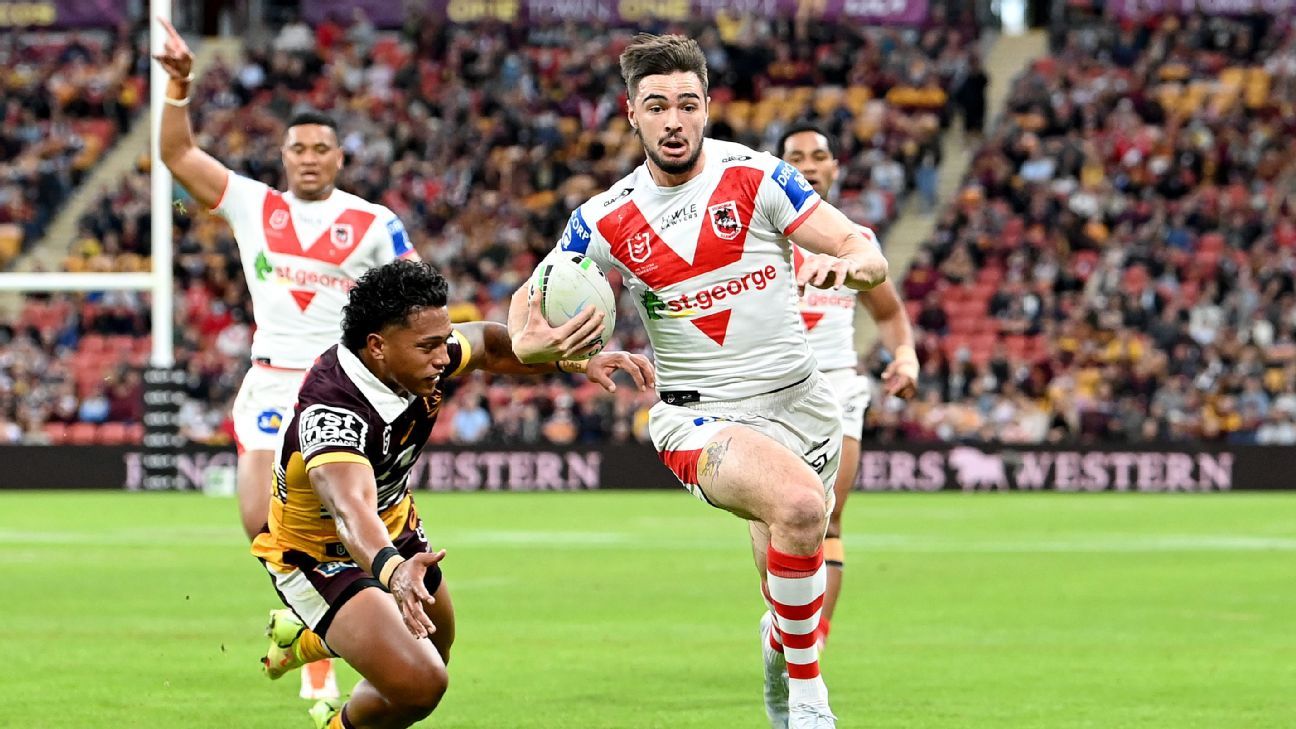 Cody Ramsey out as St George Illawarra Dragons suffer NRL blow - ESPN