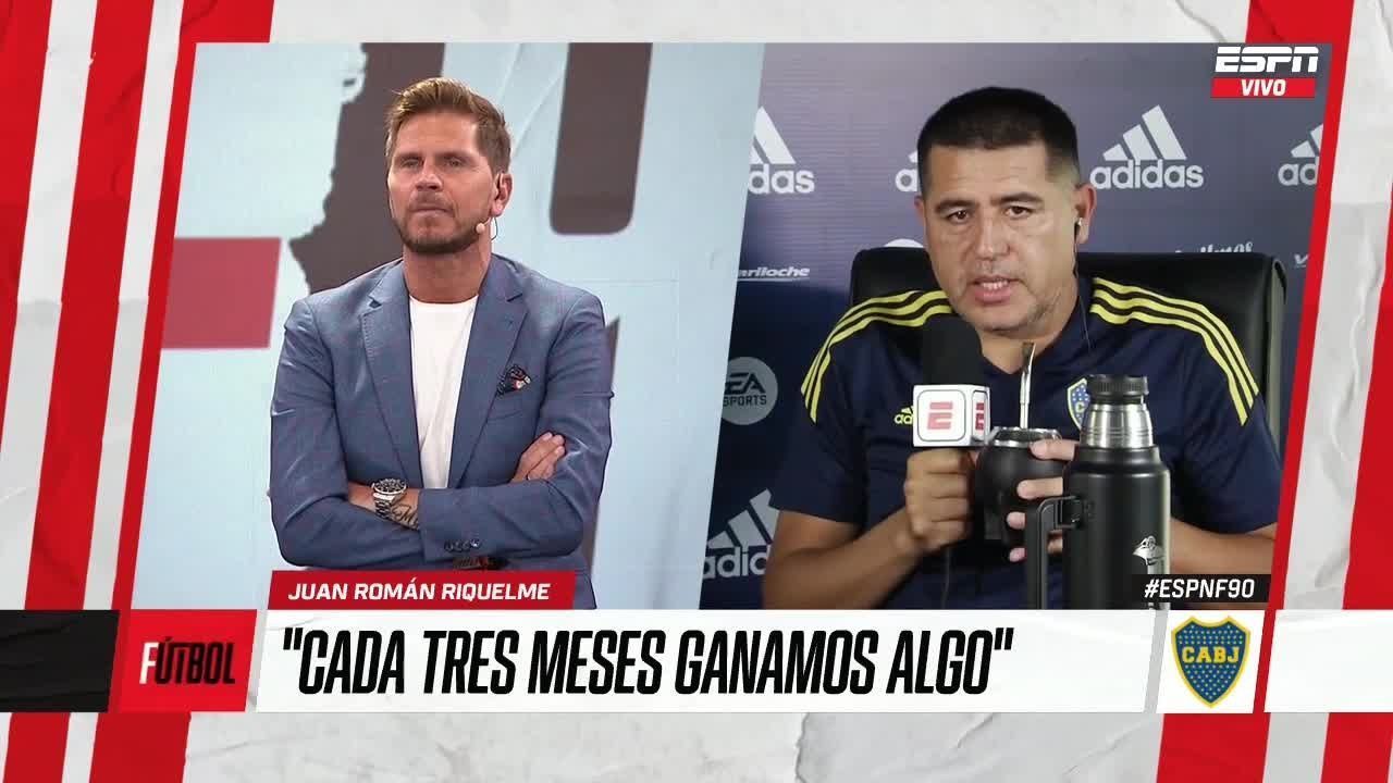 Juan Román Riquelme en ESPN F90 sobre la caída con Racing: "Si el ...