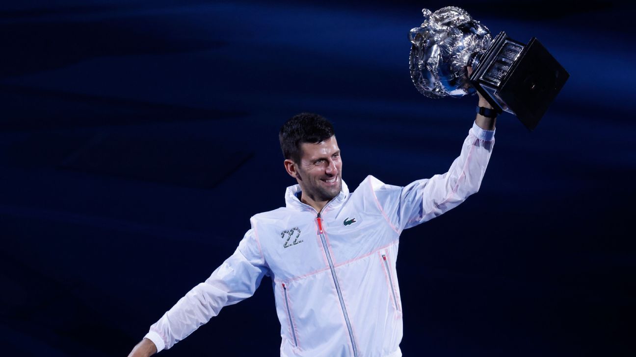 Uno por uno, los 22 Grand Slam de Djokovic - ESPN