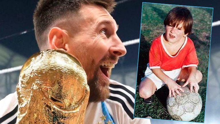 El automensaje del Messi campeón al Messi niño: "Nunca renuncies, te ...