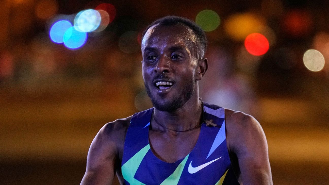 Girma pulveriza el récord del mundo de 3 mil bajo techo - ESPN