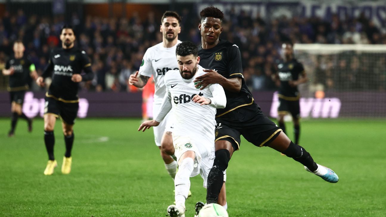 El Anderlecht de Nilson Angulo seguirá en la Conference League - ESPN