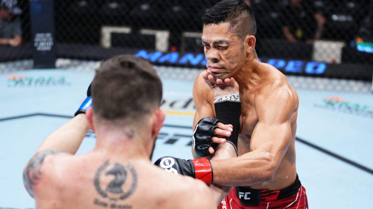 Brasileiro aplica chute incrível à la Anderson Silva no UFC - ESPN