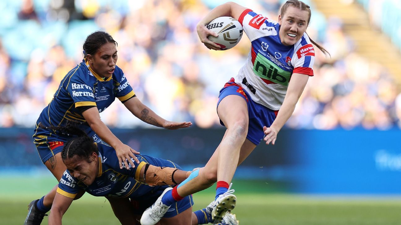 Upton signs longest deal in NRLW history at Newcastle - ESPN