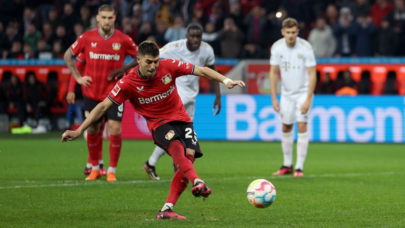 Doblete de Exequiel Palacios para Bayer Leverkusen - ESPN