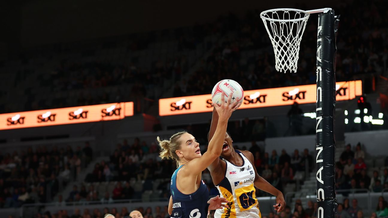 Super Netball Rd4 Vixens grind past Lightning - ESPN