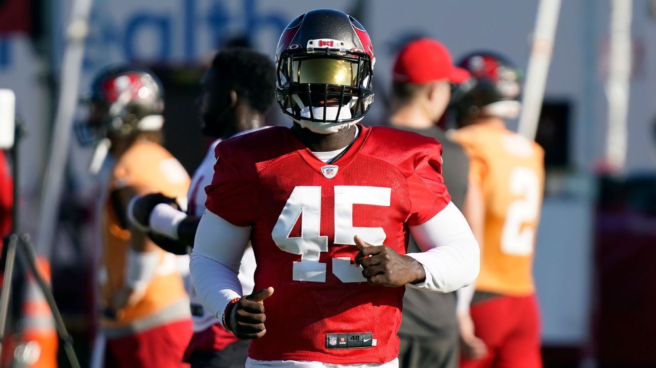 Buccaneers, sin planes de traspasar a Devin White, según gerencia - ESPN