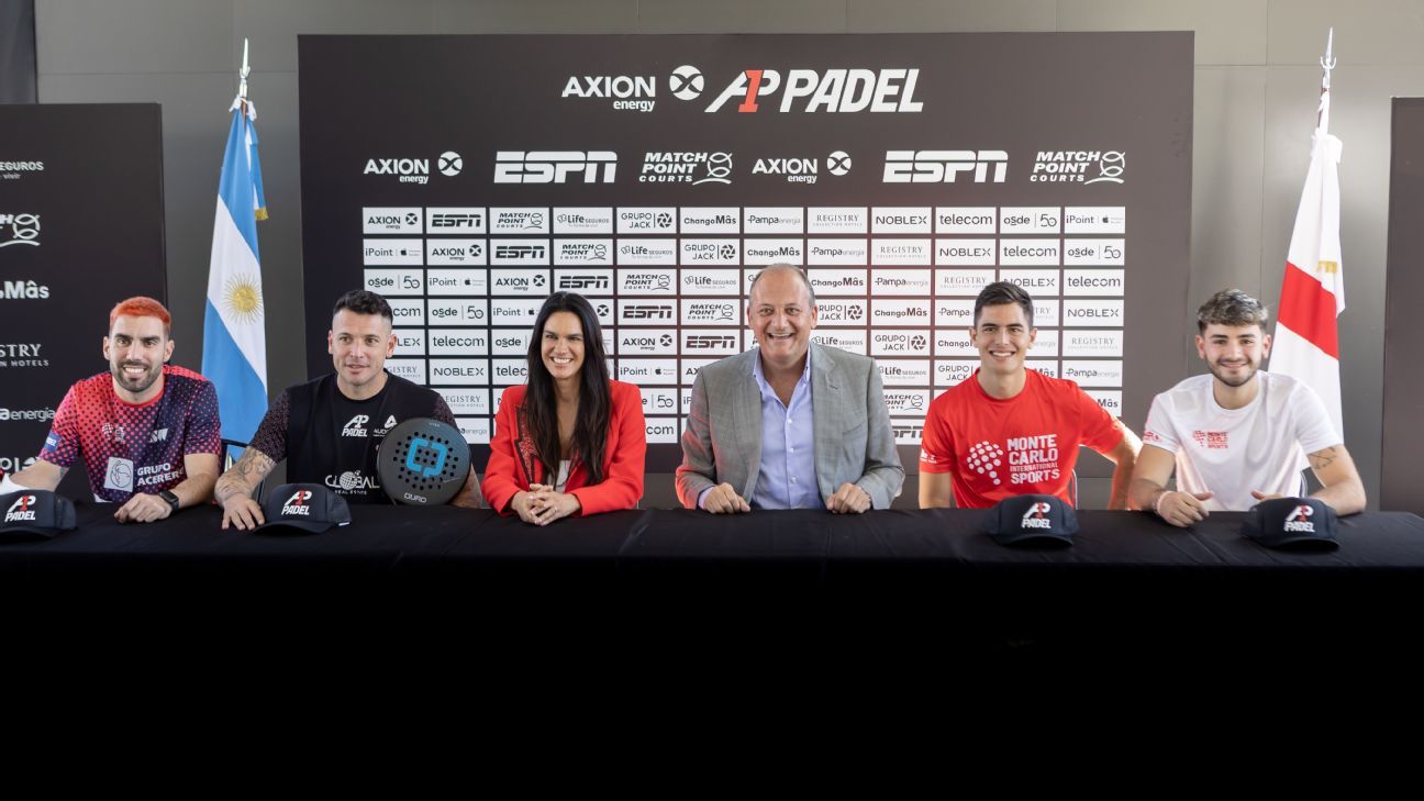 Se realizó en el Monumental la presentación del A1 Padel de Buenos ...
