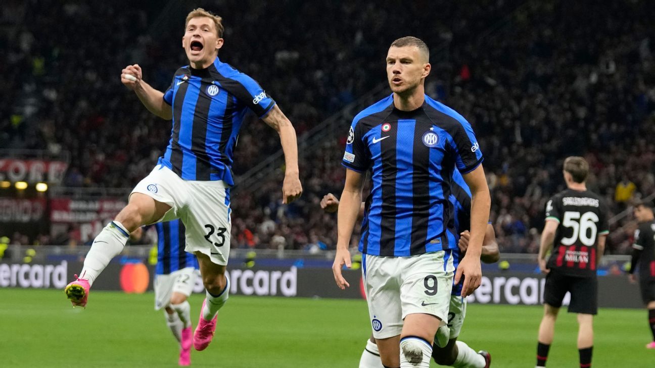 Con dos goles en tres minutos Inter golpeó muy rápido a Milan - ESPN