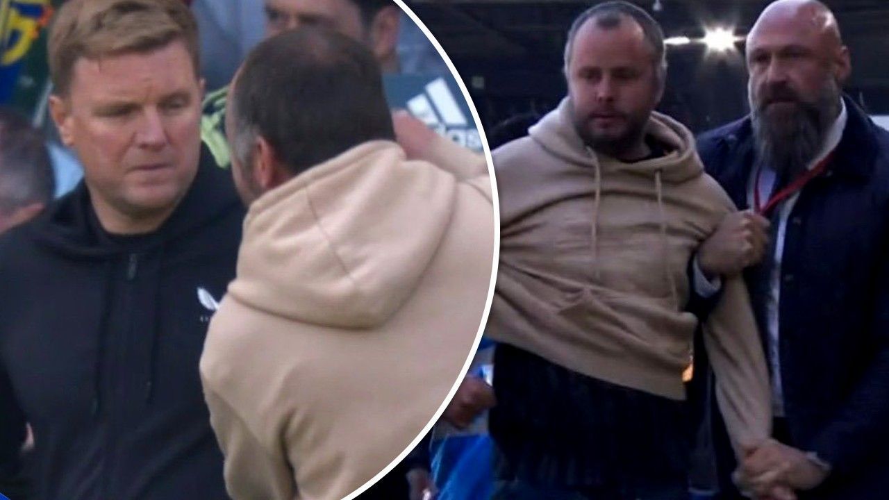 Torcedor invade o campo e empurra técnico do Newcastle; veja - ESPN