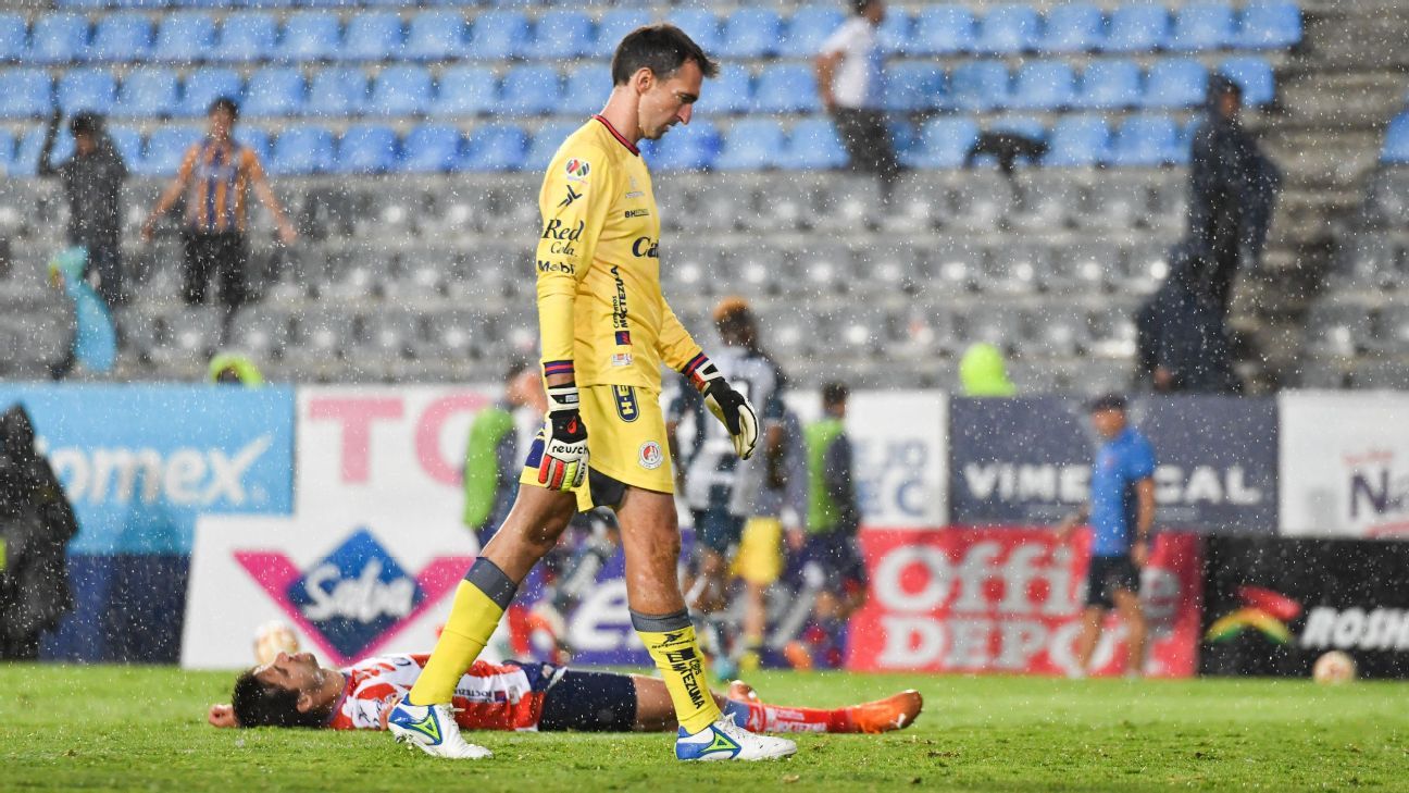 Atlético De San Luis Anuncia La Baja Del Portero Marcelo Barovero Espn