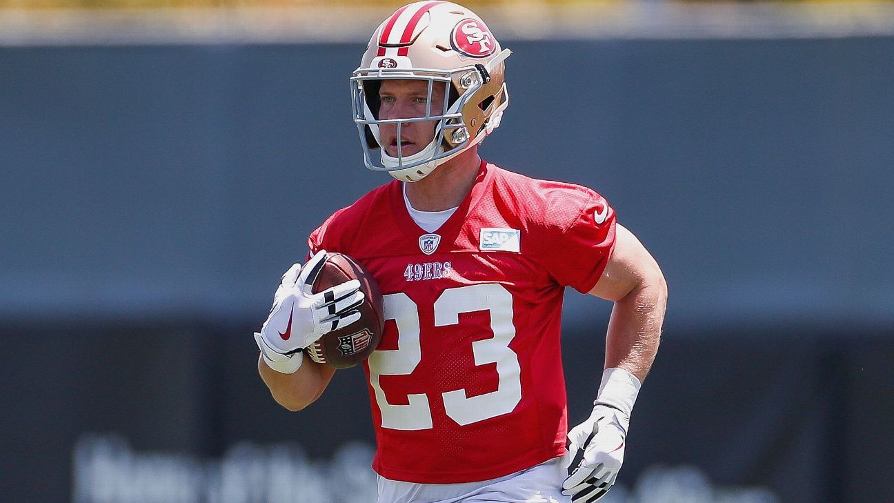 49ers looking forward to full offseason with Christian McCaffrey - ESPN ...