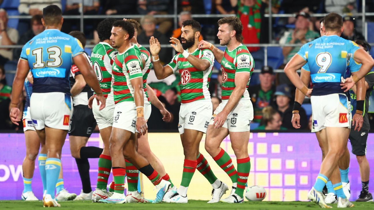 NRL Origin guns Arrow, Murray injured as South Sydney Rabbitohs whip ...