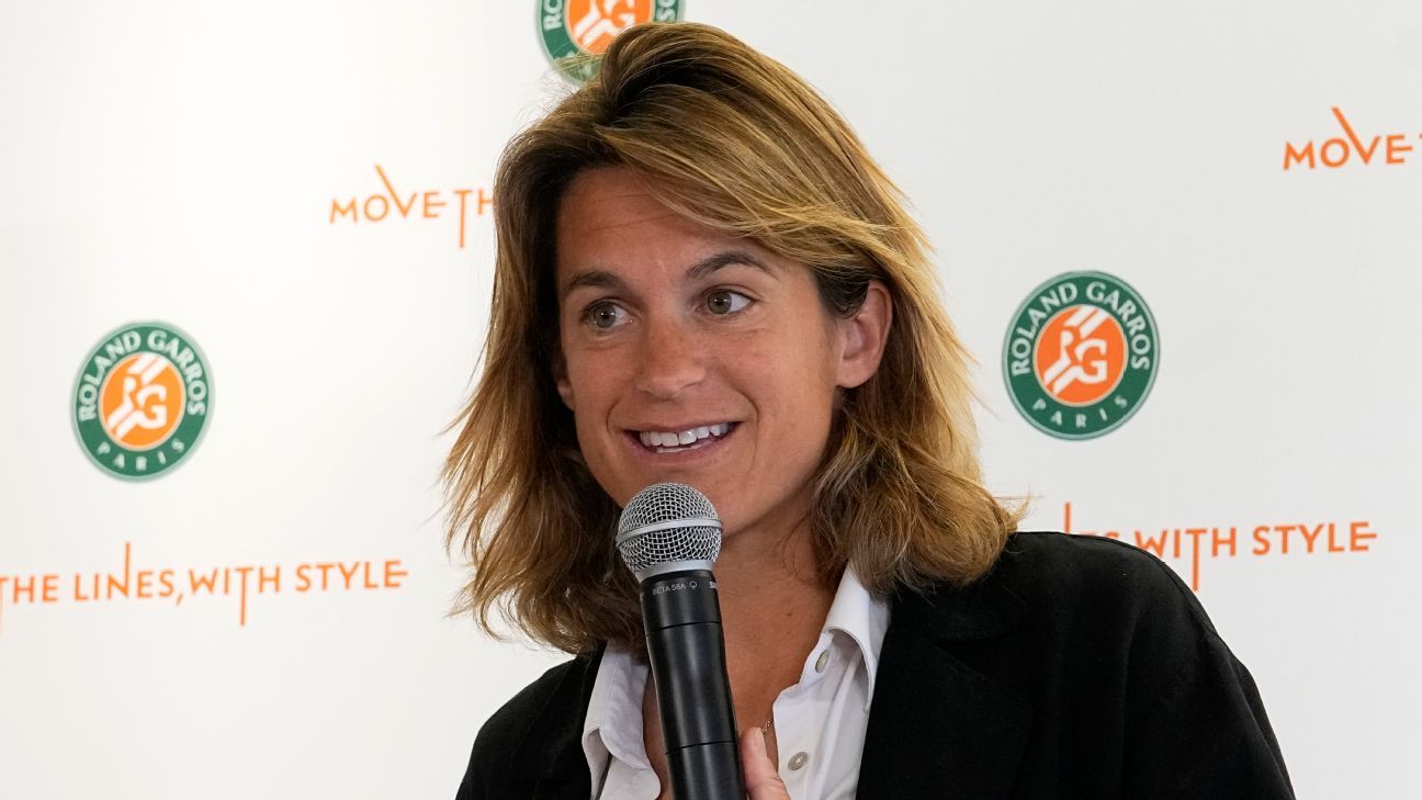 French Open's Amelie Mauresmo addresses women's night play - ESPN