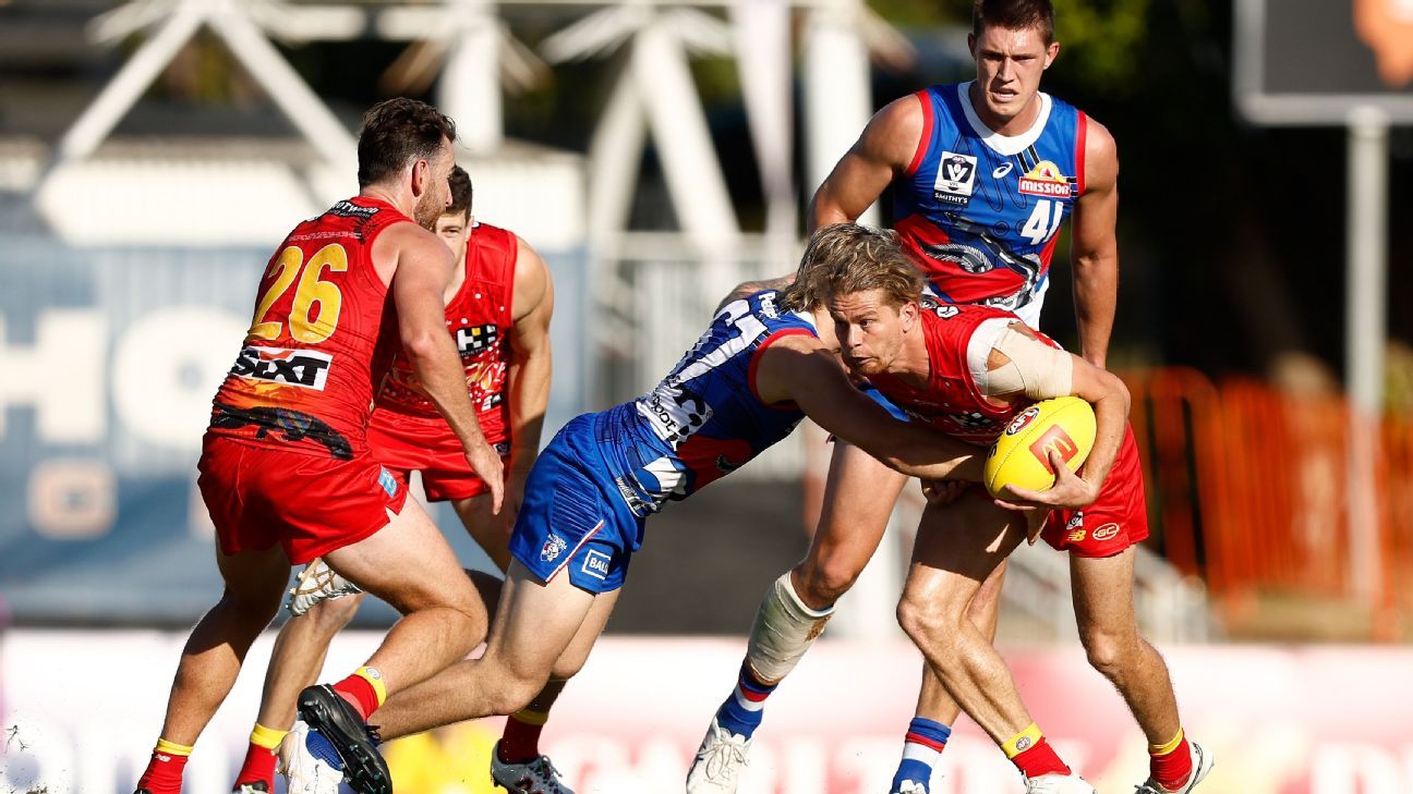 AFL Jed Anderson takes personal leave from Gold Coast Suns - ESPN