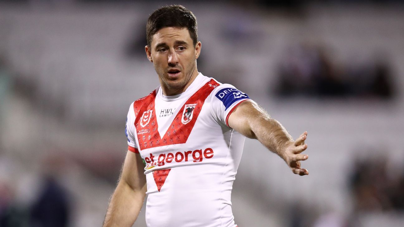 NRL St George Illawarra Dragons deny Ben Hunt contract release - ESPN
