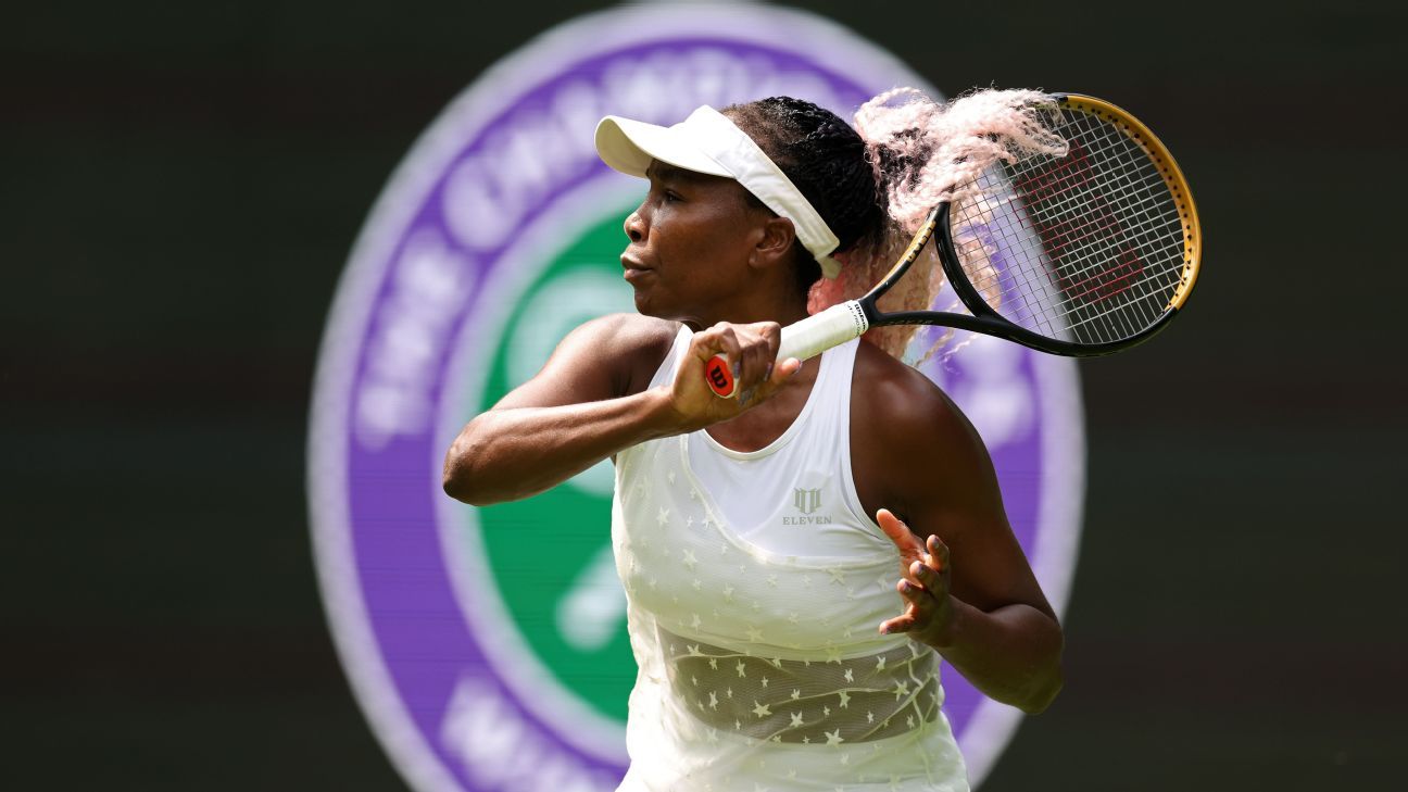 Venus Williams, tenista récord en Grand Slam jugados en singles - ESPN