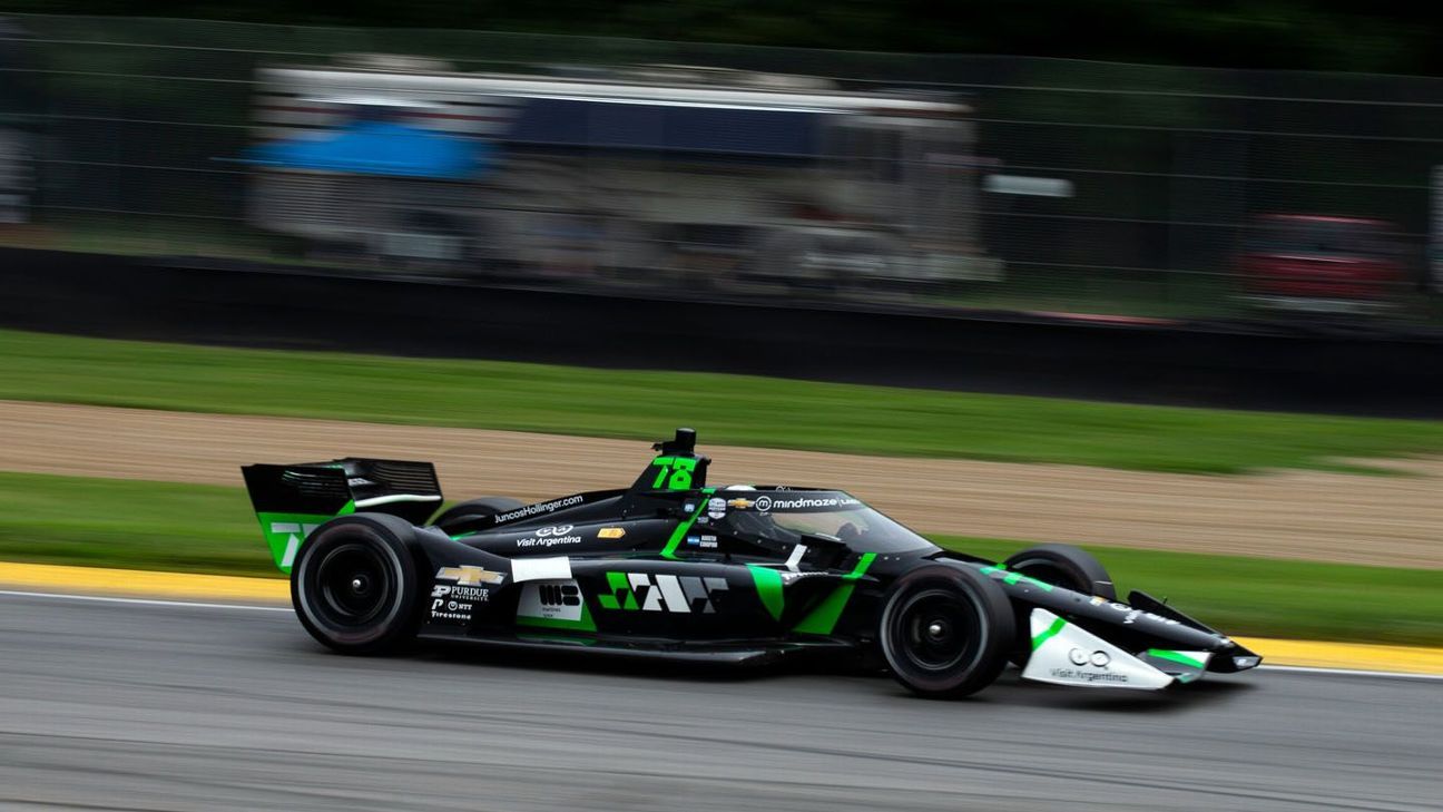 IndyCar: Agustín Canapino apuesta al ritmo en Mid-Ohio - ESPN