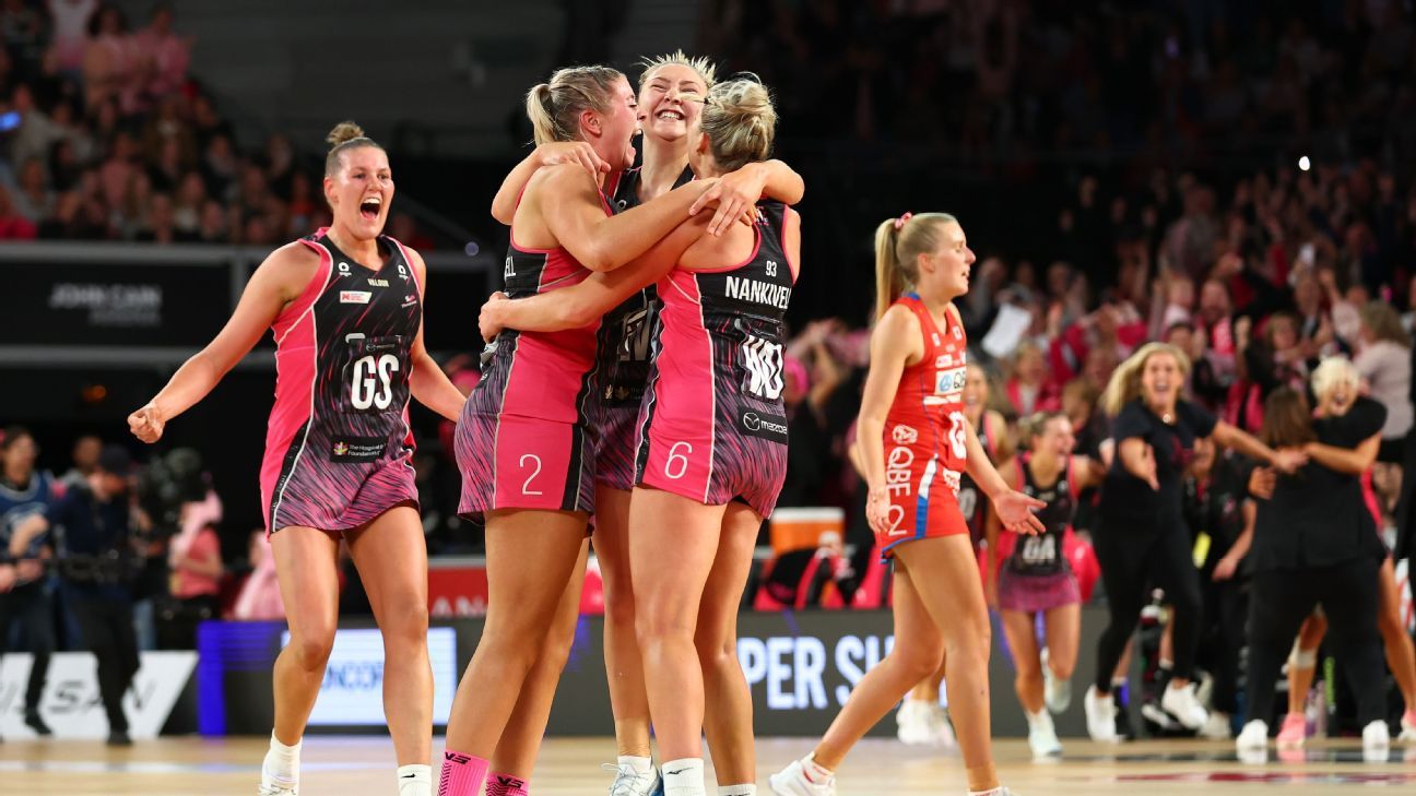 Thunderbirds crowned Super Netball champions vs NSW Swifts - ESPN