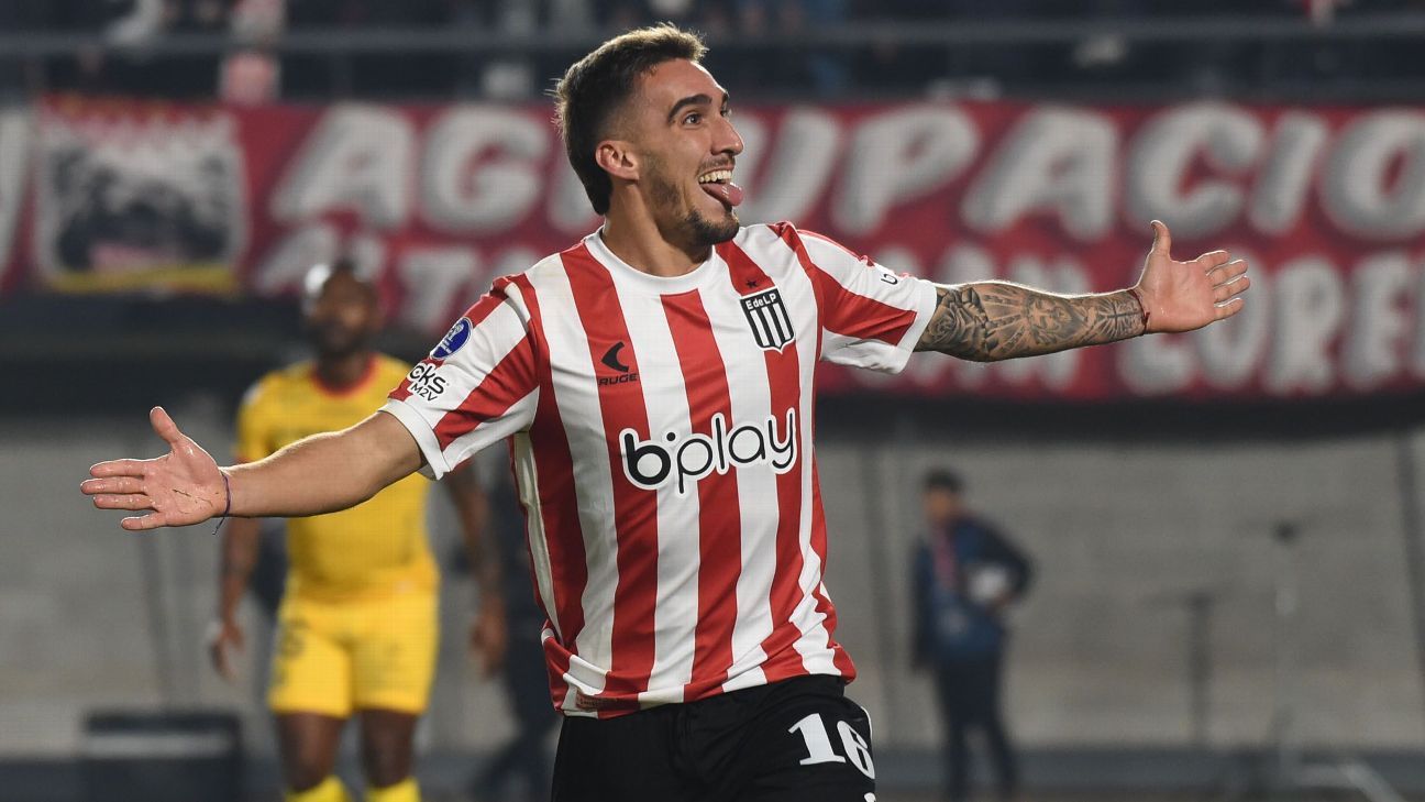 Doblete de Mauro Méndez en goleada de Estudiantes ante Barcelona - ESPN