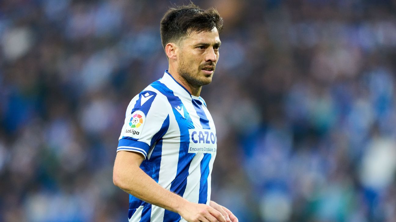 Man City legend David Silva retires at 37 after knee injury - ESPN