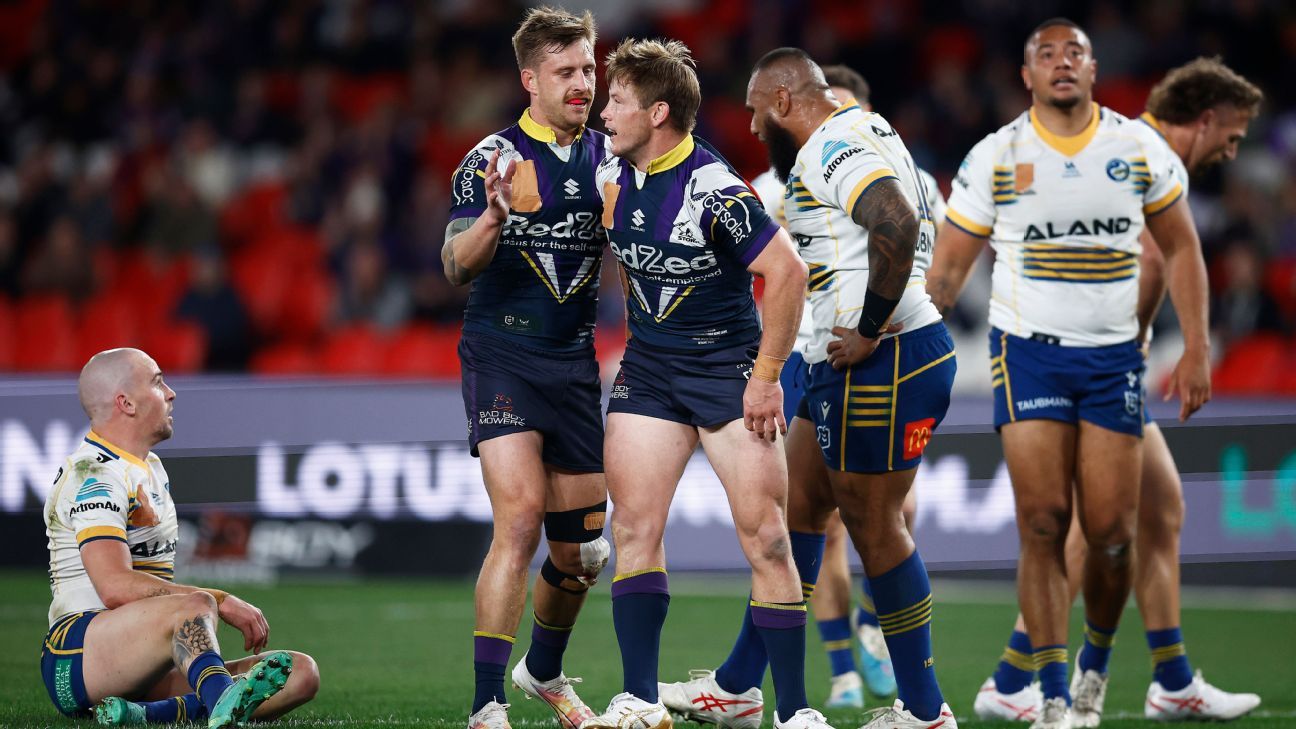 NRL Round 22 Clinical Storm power past sloppy Parramatta in NRL blwoout ...