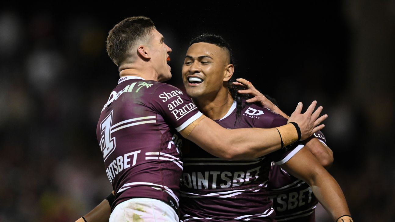 NRL Round 22 St George Illawarra Dragons Manly Sea Eagles Manly bust ...