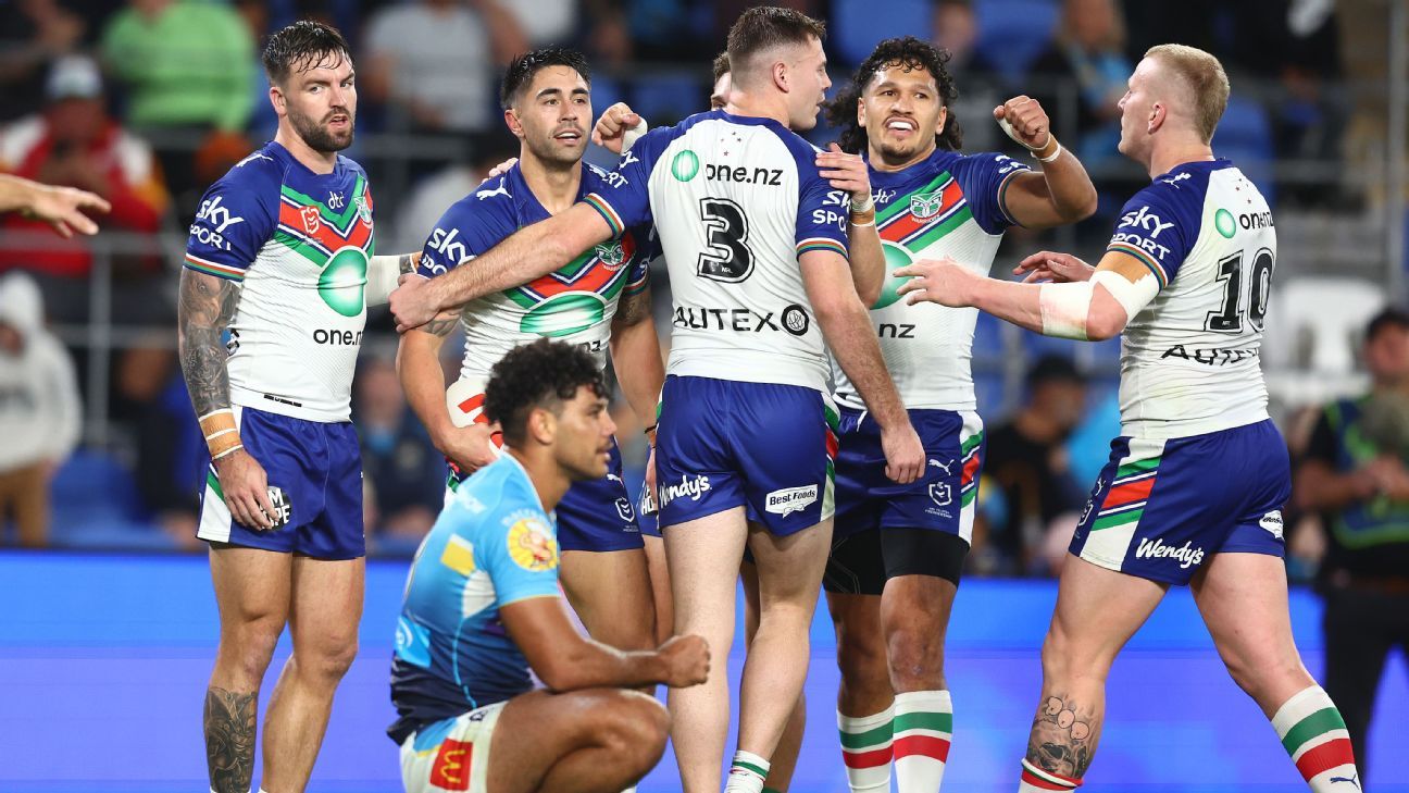 Shaun Johnson's double helps Warriors edge Titans - ESPN