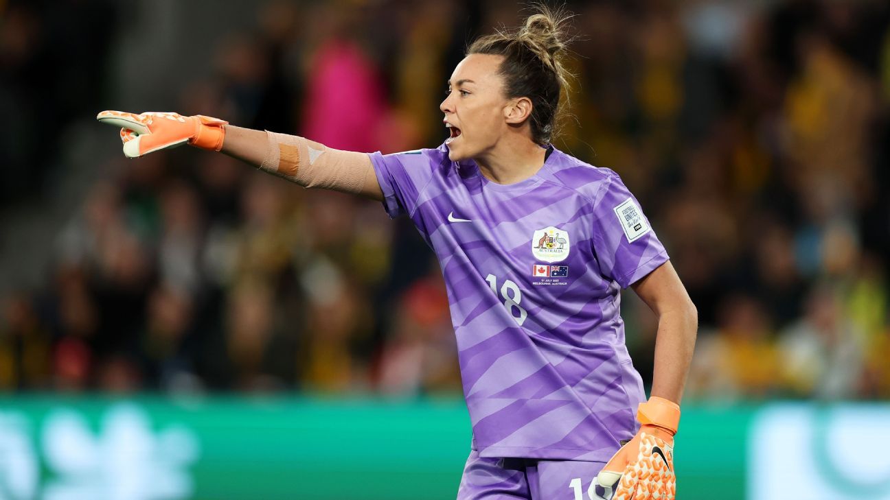 The transformation of Matildas goalkeeper Mackenzie Arnold - ESPN