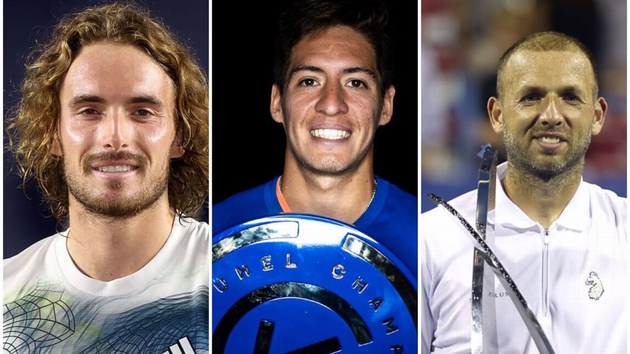Ranking ATP: ascensos de los campeones Tsitsipas, Báez y Evans - ESPN