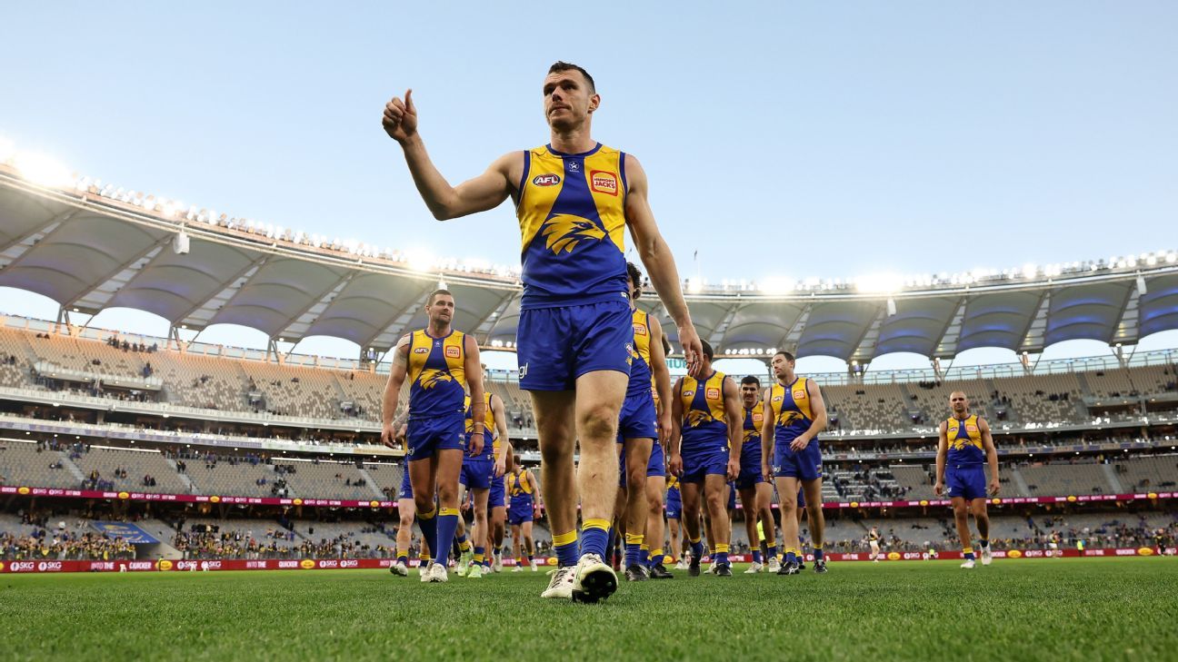 Ben Cunnington North Melbourne Captain Skipper Luke Shuey next West ...