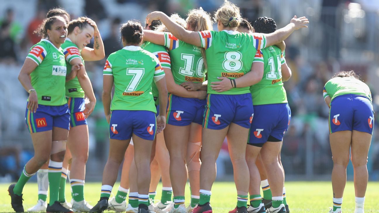 NRLW Round 4 Golden-point field goal secures Raiders' win over Dragons ...